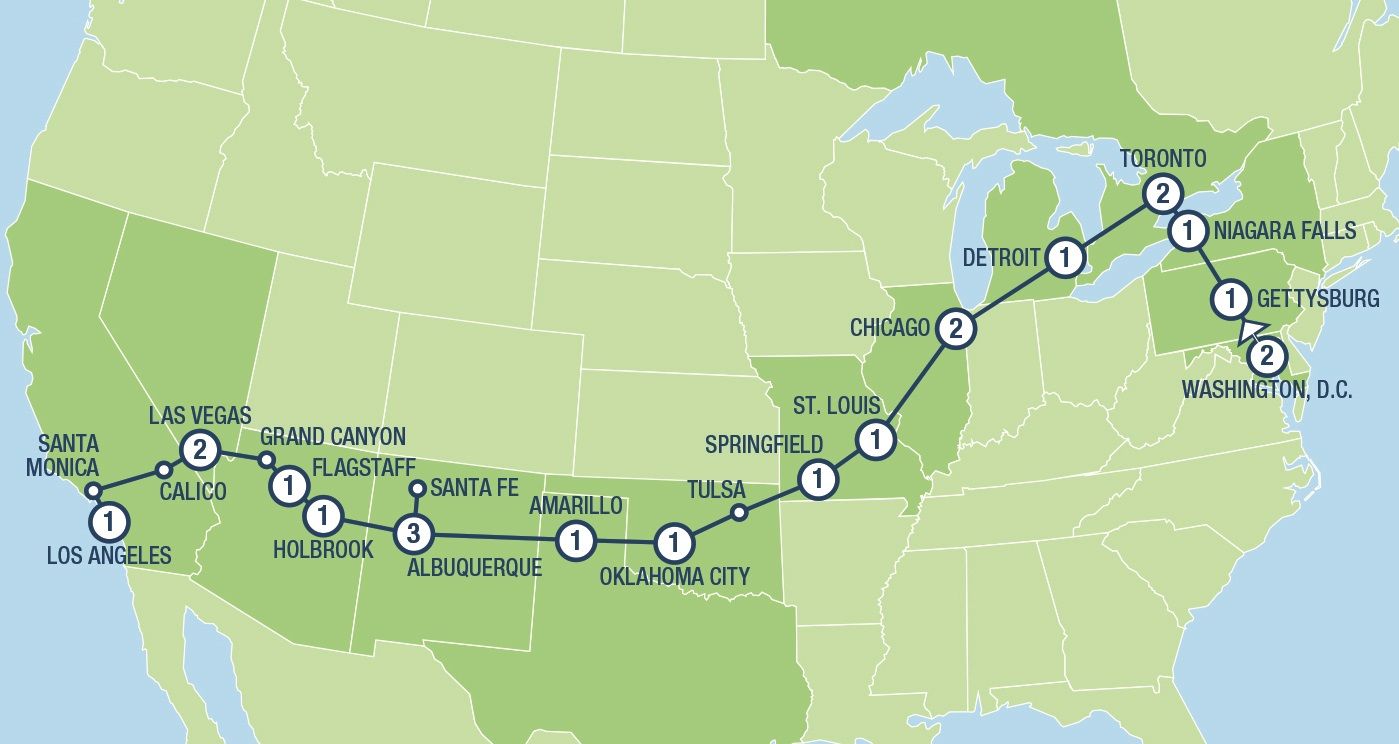 Coast to Coast Adventure | Tours and Vacation Packages in USA and ...